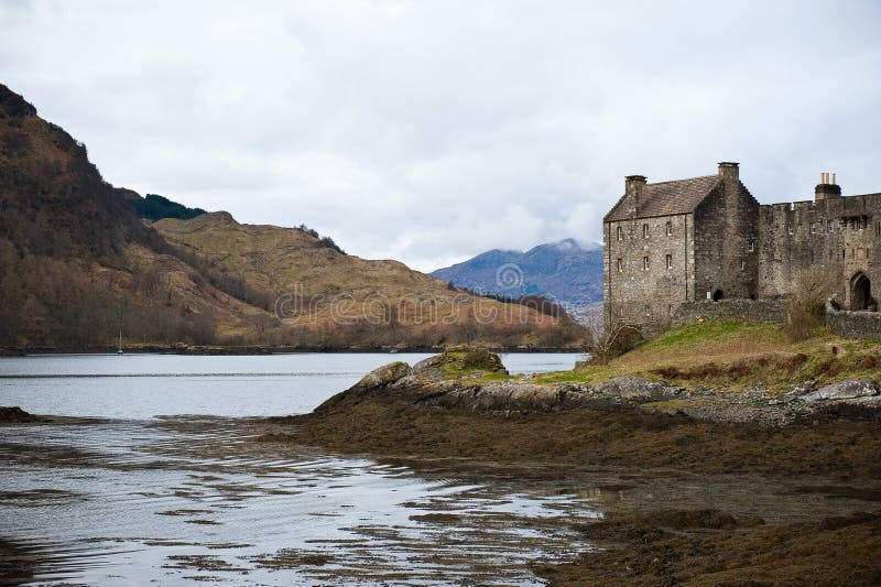 Castle on a Lake stock photo. Image of blue, architecture - 19225502