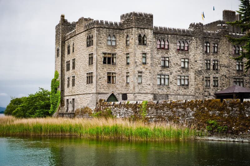 Irish Countryside Castle stock photo. Image of lake, irish - 1709908