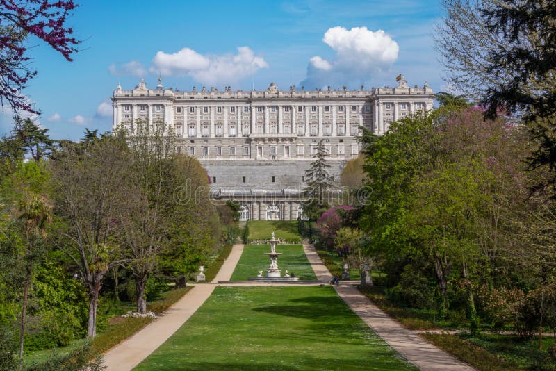 Castle Landscape with Huge Front Yard Stock Image - Image of antique ...