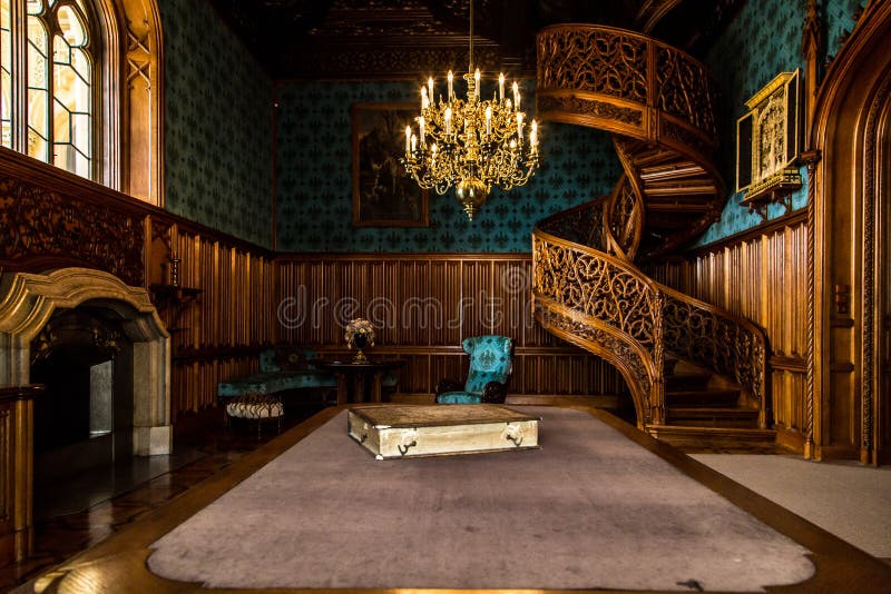 Interior Of Lednice Castle , Czech Republic Stock Image - Image of ...