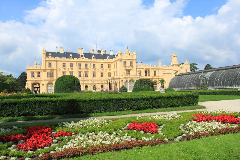 Castle Lednice stock image. Image of tourism, historical - 20667193