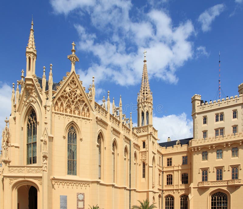 Castle Lednice stock image. Image of tourism, historical - 20667193