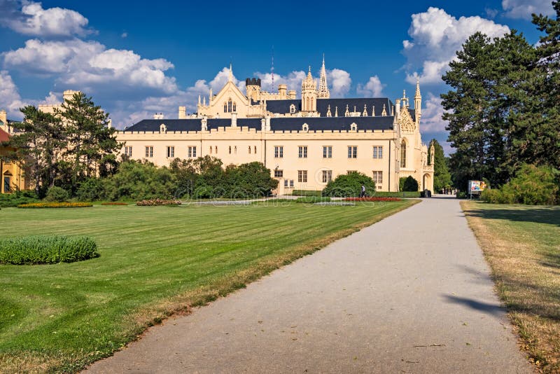 Castle Lednice stock photo. Image of zamek, architecture - 167958432