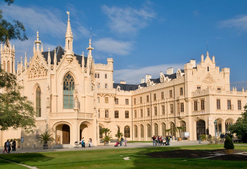 Castle Lednice (UNESCO), Czech Republic Editorial Photography - Image ...