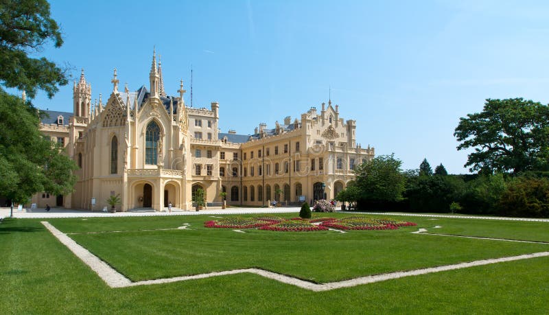Castle Lednice stock image. Image of valtice, history - 56169507