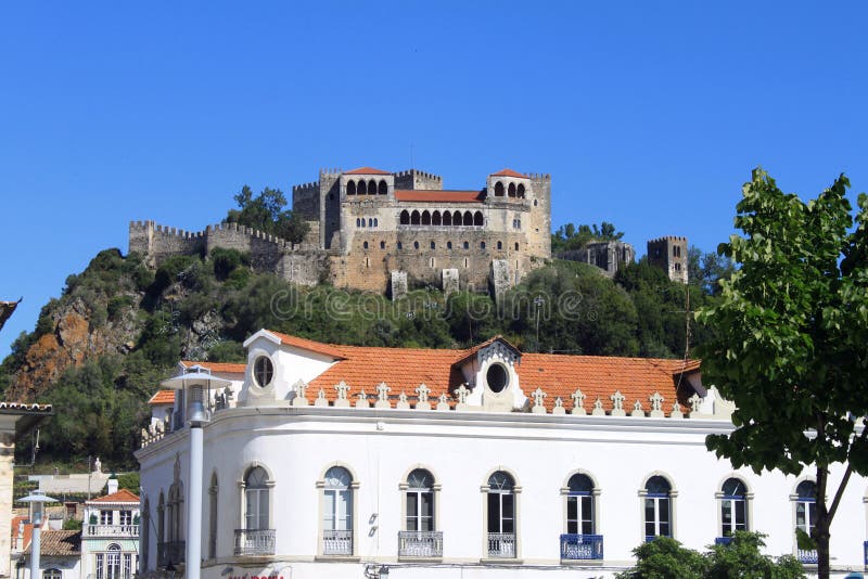 Castle of Leiria stock photo. Image of town, travel, house - 25445846