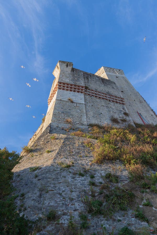 The Castle of Lerici stock photo. Image of terre, riviera - 240970202