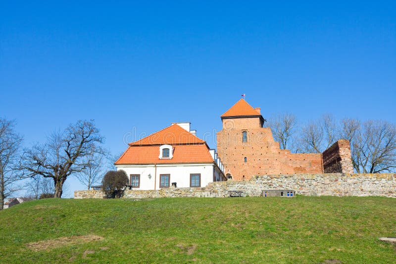 Castle in Liw, Poland stock image. Image of travel, building - 33090103