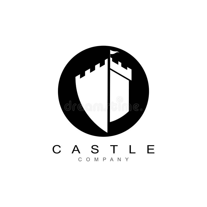 Castle Logo Icon Design Template.vector Illustration Stock Illustration ...