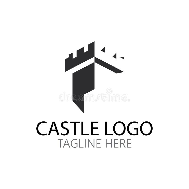 Castle Logo Symbol Vector Illustration Design Template Stock Vector ...