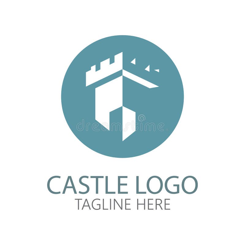 Castle Logo Symbol Vector Illustration Design Template Stock Vector ...
