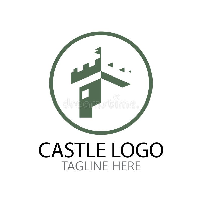 Castle Logo Symbol Vector Illustration Design Template Stock Vector ...