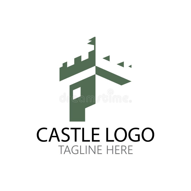 Castle Logo Symbol Vector Illustration Design Template Stock Vector ...
