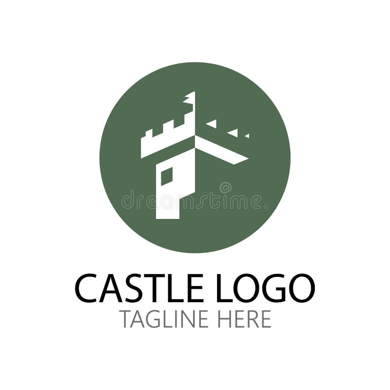 Castle Logo Symbol Vector Illustration Design Template Stock Vector ...