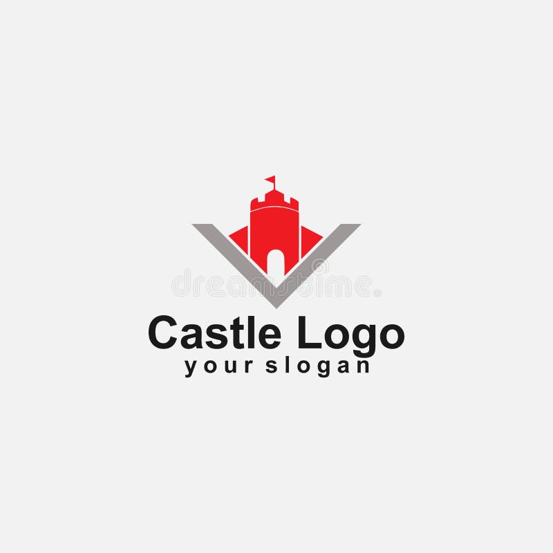 Castle Logo Template, Building Logo Design Vector Stock Illustration ...