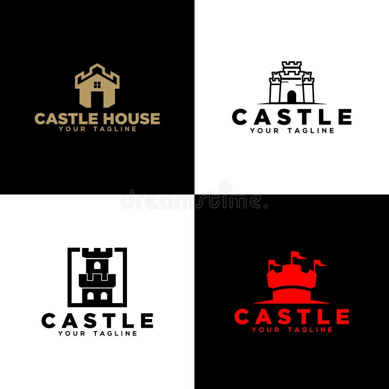 Castle Logo Vector Art Logo Stock Vector - Illustration of knight, icon ...