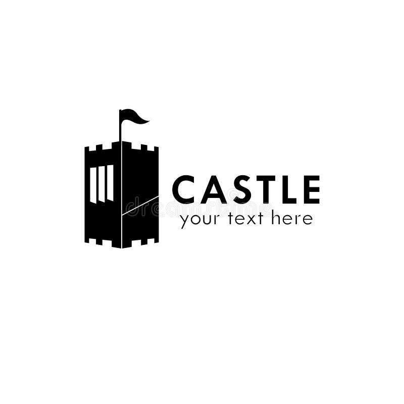 Castle Logo Vector Design for Banner Company and Brand Stock Vector ...