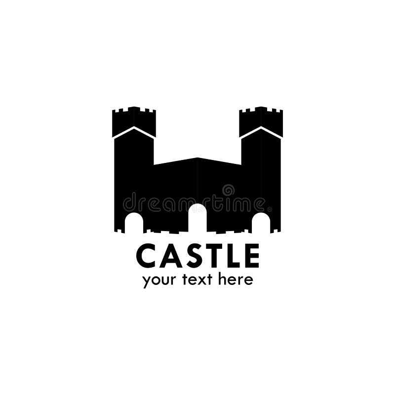 Castle Logo Vector Design for Banner Company and Brand Stock Vector ...