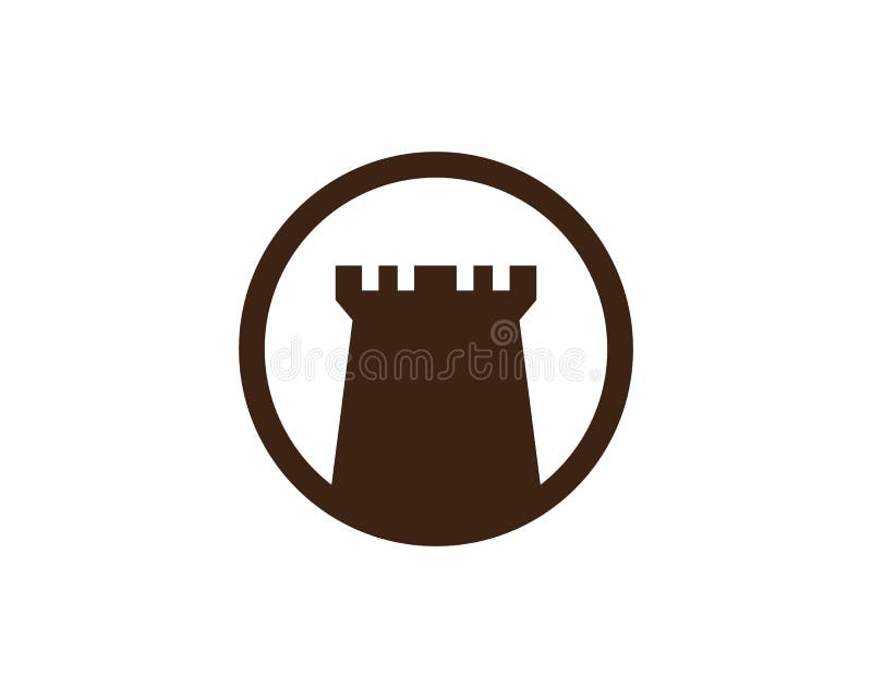 Castle Logo stock vector. Illustration of citadel, icon - 136995988
