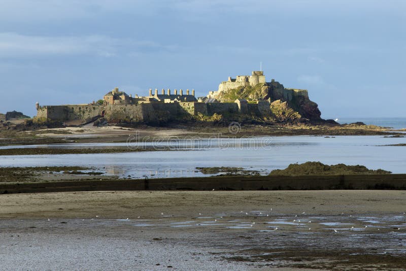 Isle of Jersey: Elizabeth Castle Stock Photo - Image of fortress ...