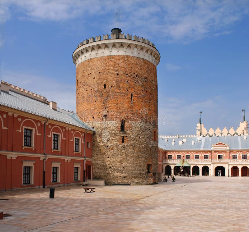 Castle in Lublin, Poland stock photo. Image of eastern - 9931902