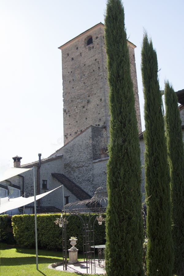 Castle Malaspina Varzi Pavia Italy Stock Photo - Image of dwelling ...