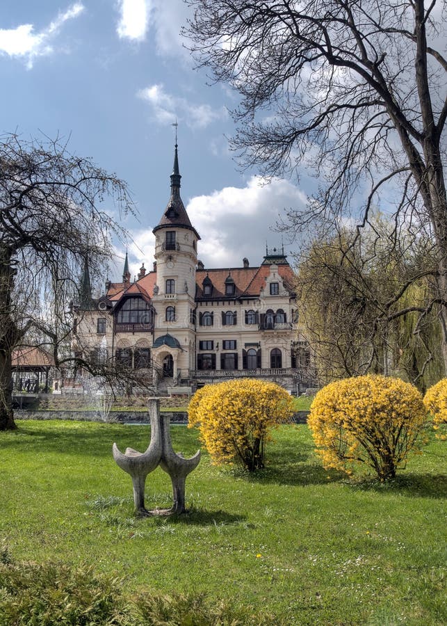 Castle mansion stock photo. Image of residential, building - 23769936