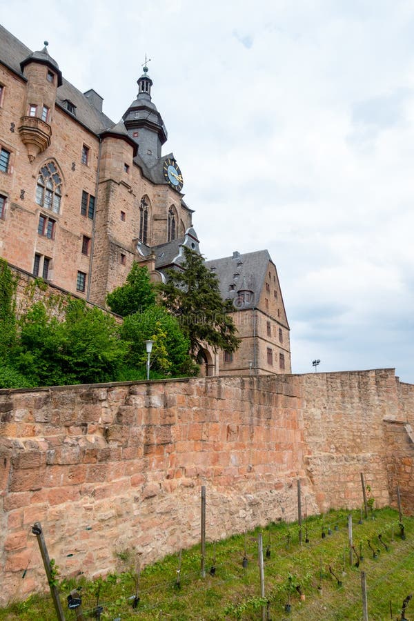 The Castle of Marburg, Hessen, Germany. Stock Image - Image of ...