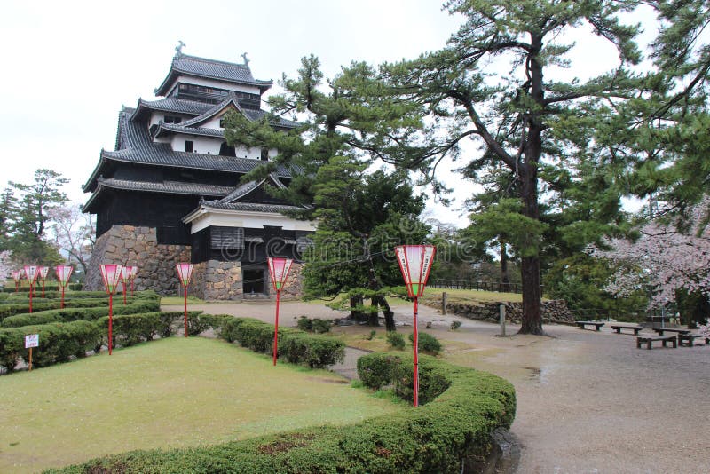 The Castle of Matsue (japan) Stock Image - Image of architecture, stone ...