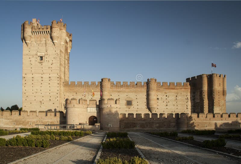 Castle of Medina del Campo stock image. Image of tower - 83687713