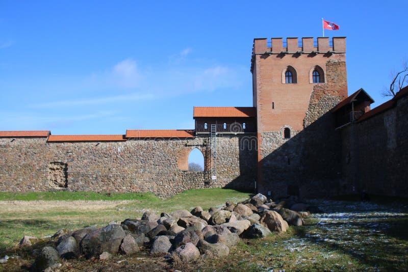 Medininkai Castle, a Medieval Castle in Vilnius District, Lithuania ...