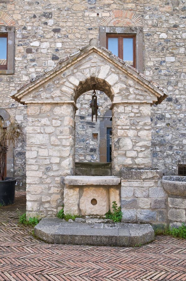 Castle of Melfi. Basilicata. Italy Stock Photo - Image of antique ...