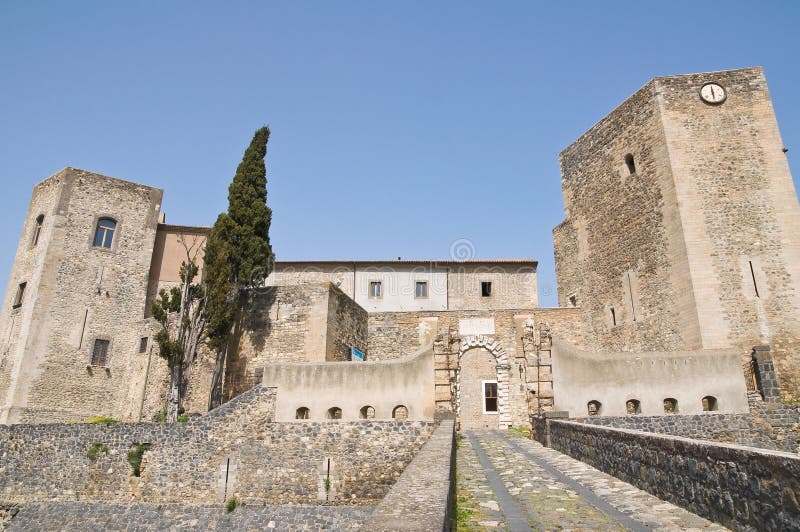 Castle of Melfi. Basilicata. Italy Stock Image - Image of architecture ...