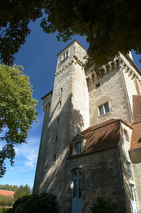 Castle of Menetou Couture stock photo. Image of mansion - 6775470