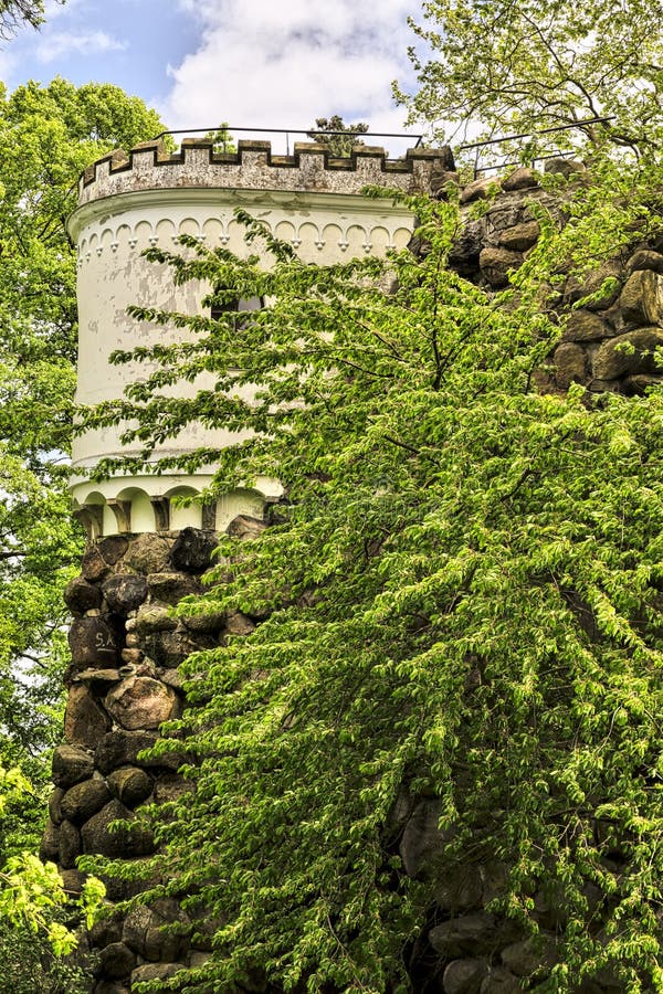 Castle Merlons stock image. Image of thick, ancient, crenellation ...