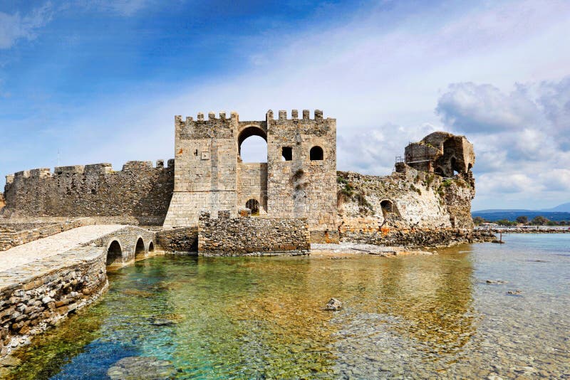 The Castle of Methoni, Greece Stock Photo - Image of architecture ...