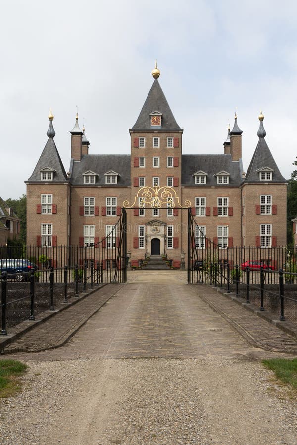 A Castle in the Middle of the Netherlands. Stock Photo - Image of small ...