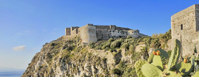 Castle of Milazzo stock photo. Image of citadel, archaeology - 27102914