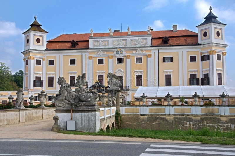 Castle Milotice, Czech Republic Stock Photo - Image of mansion, czech ...