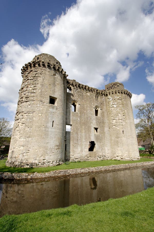 Castle and Moat stock photo. Image of rural, reflections - 2312640