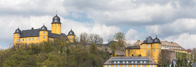 Castle montabaur germany stock photo. Image of paint - 70385412