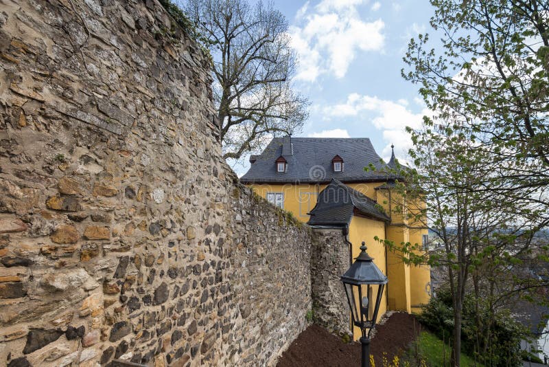 Castle montabaur germany stock image. Image of building - 70385851