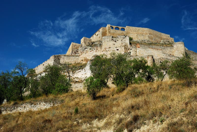 Castle of Morella stock image. Image of perspective, hill - 27189627