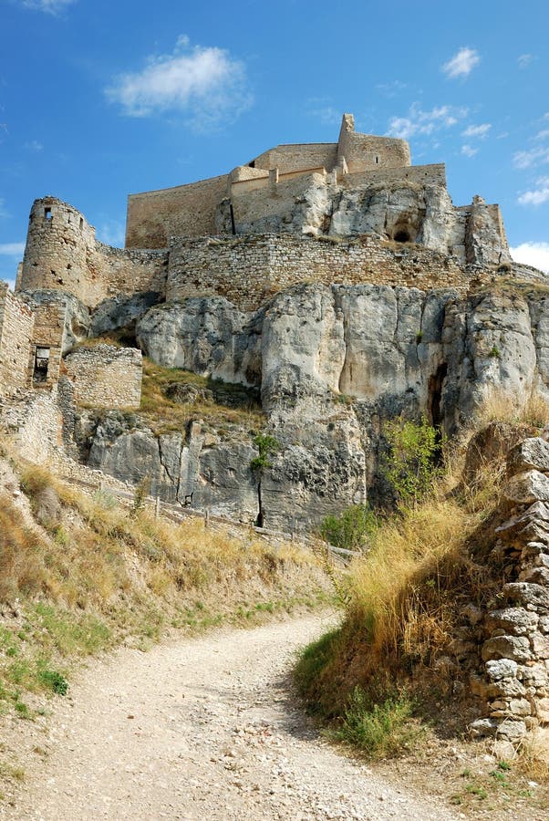Castle of Morella stock image. Image of holiday, background - 27189689