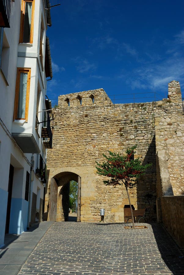 Castle of Morella stock image. Image of protection, mountain - 27363279