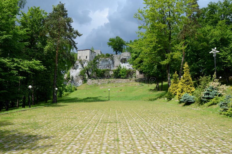 Castle Morsko, Poland stock photo. Image of defensive - 58260312