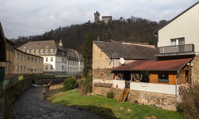 Castle Nassau Germany in the Winter Stock Photo - Image of settlement ...