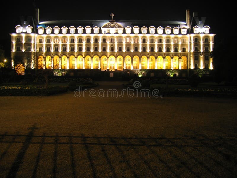 Castle by night stock photo. Image of wall, castle, cochem - 8339644