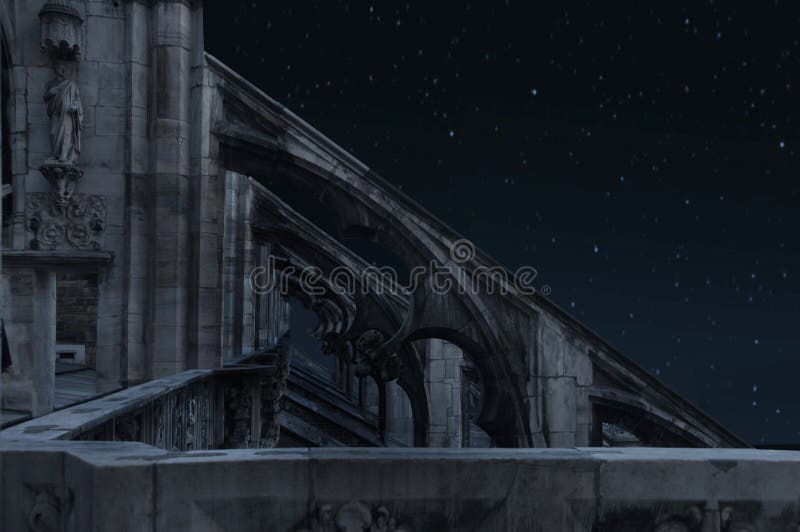 Castle at night stock image. Image of full, isolated - 18462581