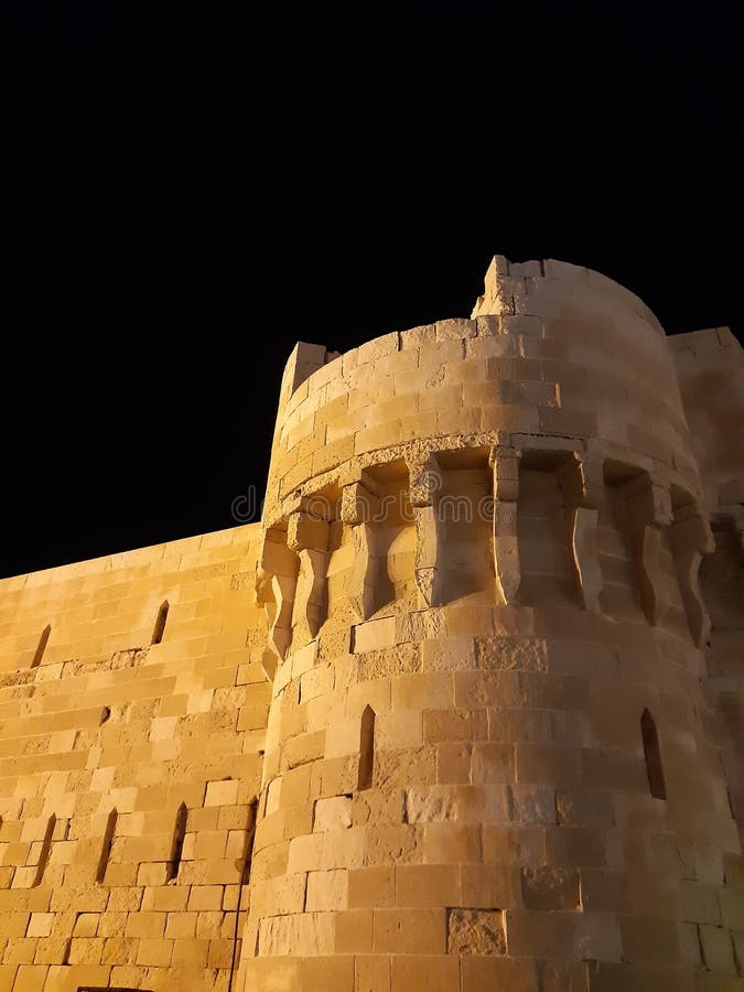 A castle at night stock photo. Image of history, ancient - 199892410